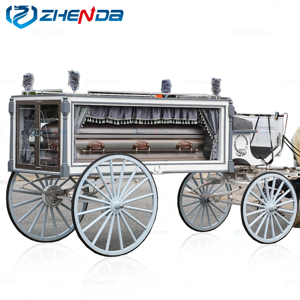Antique Horse Drawn European Hearse For Sale Victorian Glass Covered ...