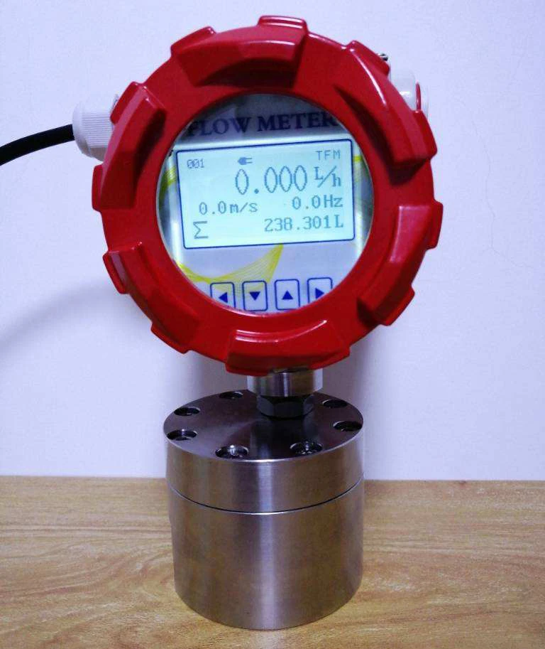 Lc Type Mini Oval Gear Flowmeter Automatic Lubrication Equipment Oil ...