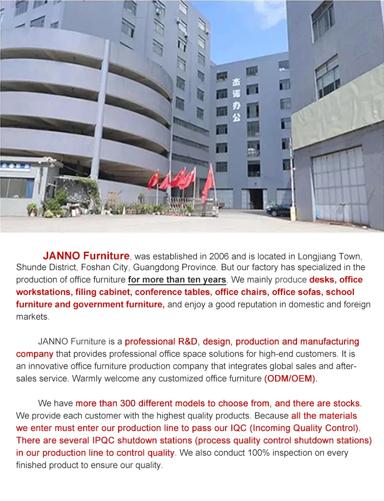 Janno Office Furniture Leather Office Sofa Set 1+1+3 General Use Sofa ...