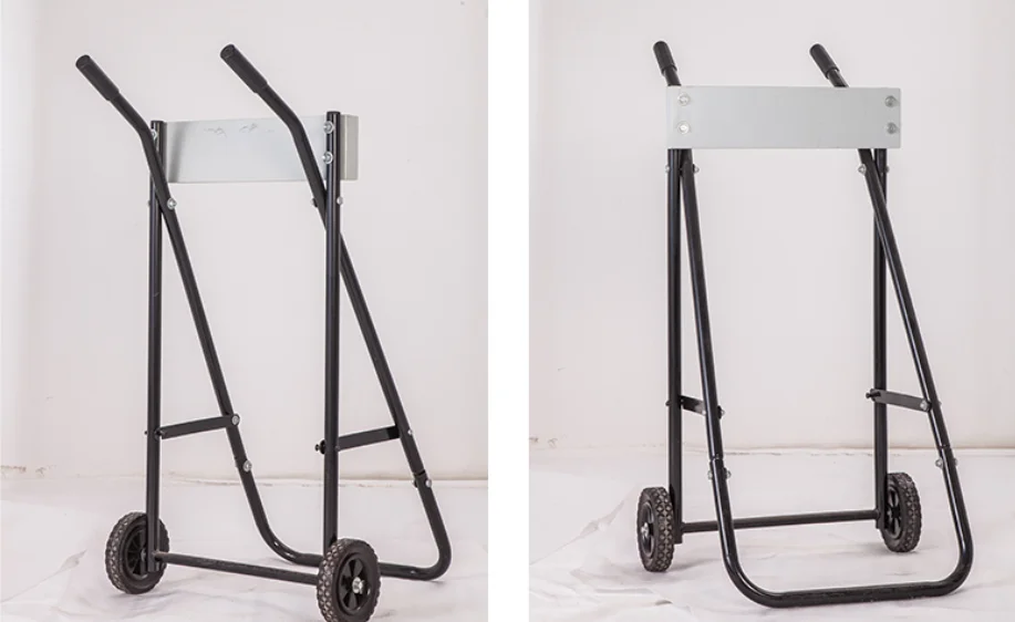 Outboard Boat Motor Stand Heavy Duty Engine Carrier Cart Dolly W/4 ...