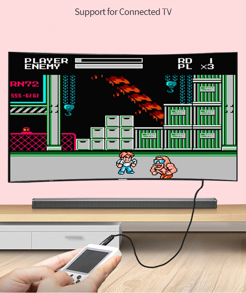 500 In 1 Retro Video Game Player Handheld Game Console Classic Game ...