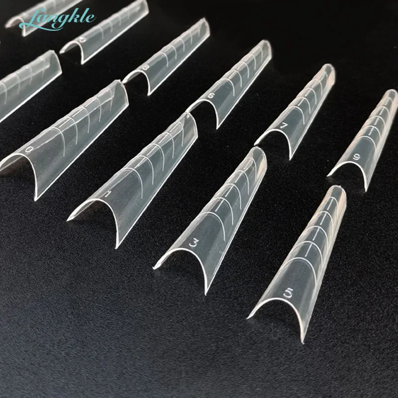 Wholesale Dual Form Tips Long Coffin Extension Tips 120tips Prirate ...