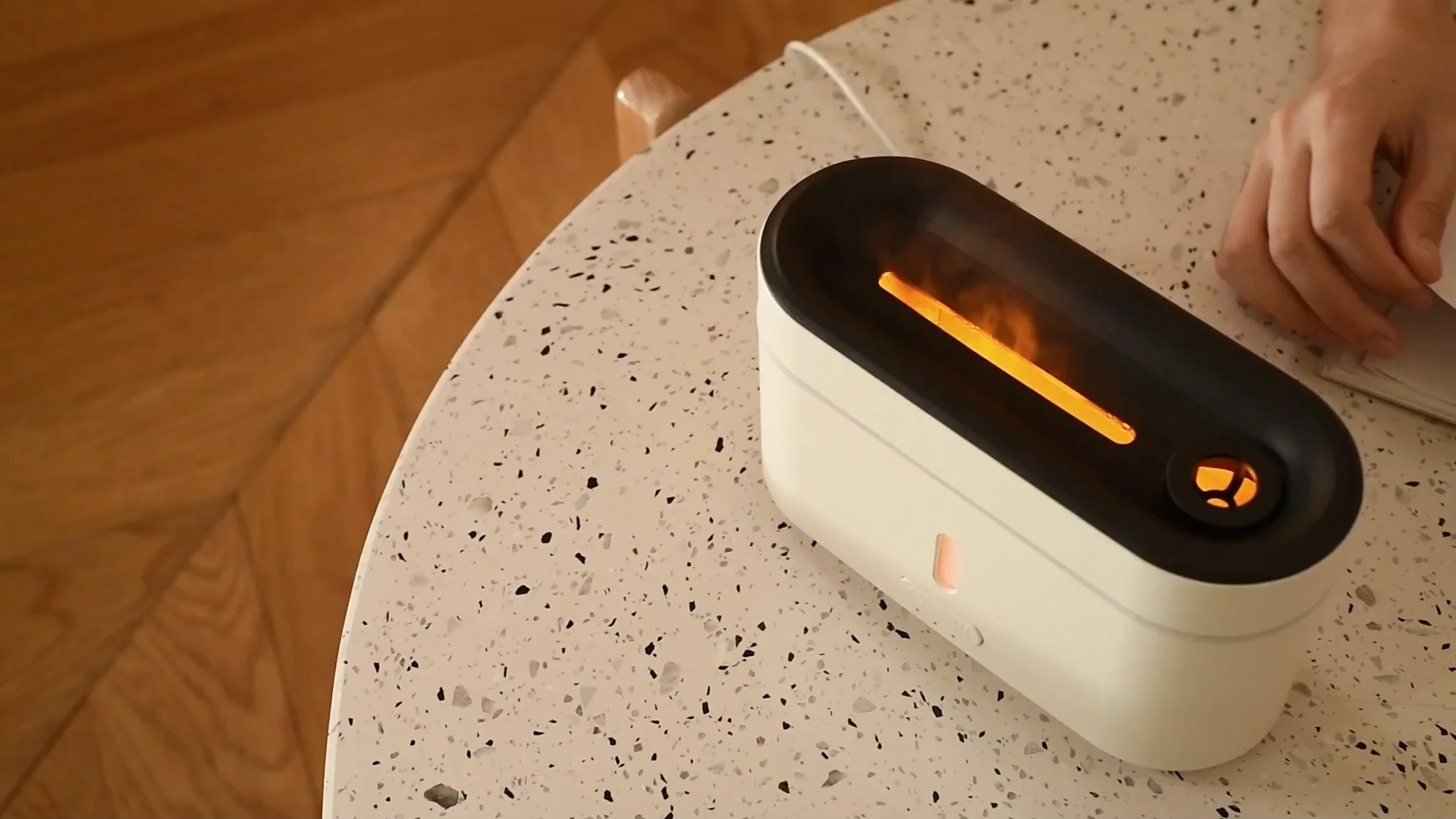 Aromatherapy 3d Fire Flame Oil Diffuser New Design Ultrasonic Essential ...