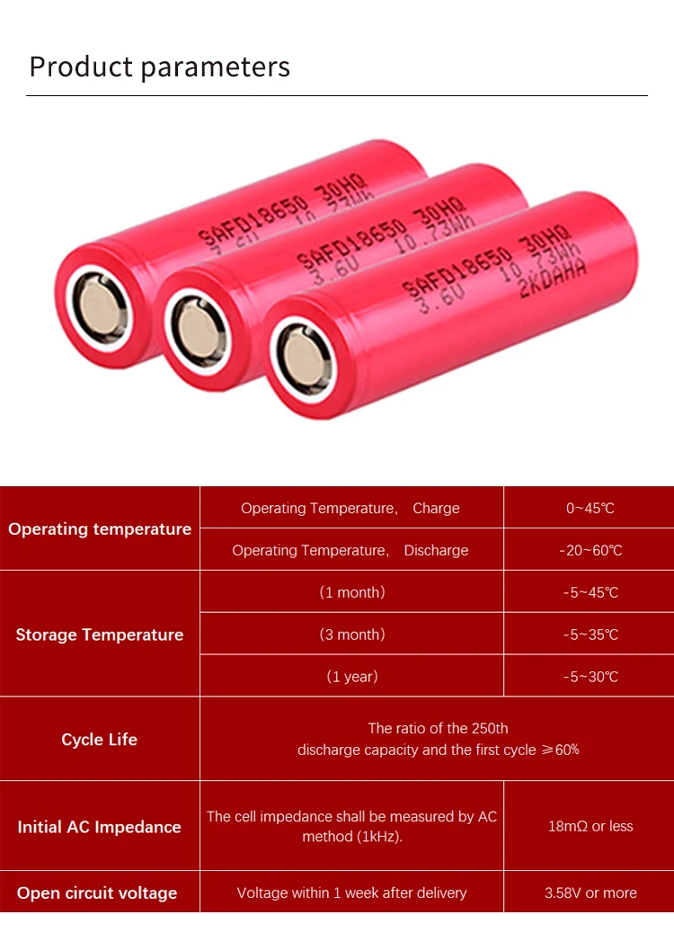 Wholesaler 3.6v 3000mah 18650 5c Rechargeable Batteries High Capacity ...