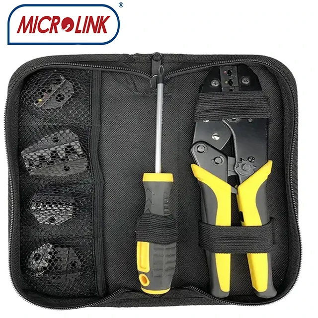 Manual Crimping Plier Jaw Replaceable Terminal Crimping Set Crimp Tool ...