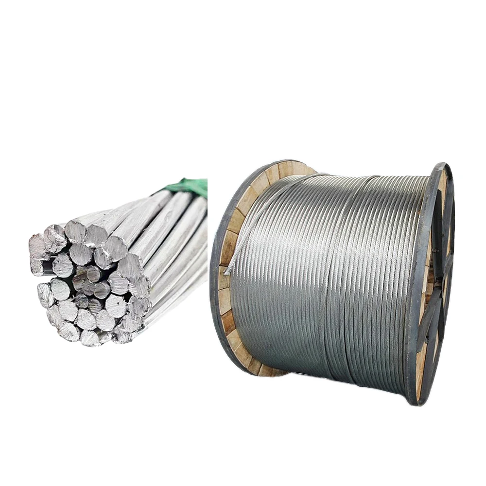 Overhead Line Bare Conductor ACSR Cable 477 mcm 795 mcm Aluminium Conductor Steel-reinforced ...