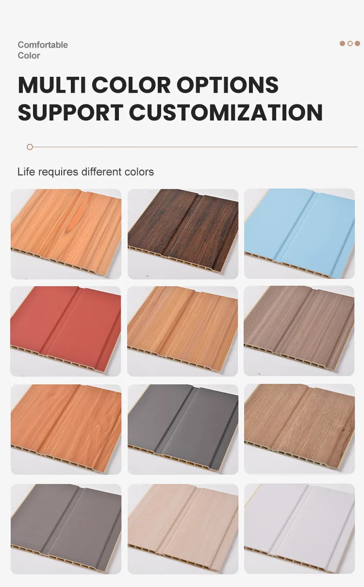 Customized Bamboo Fiber Plate Integrated Wall Panel 200*9mm Circular ...