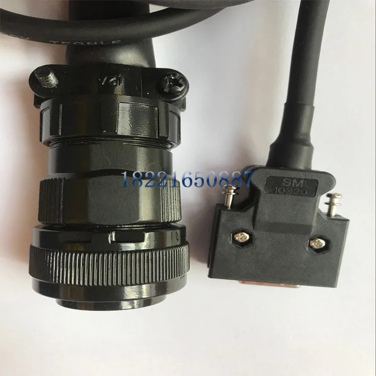 High Power Encoder A2 AB Series Servo Motor Cable ASD-CAEN1003 10 ...