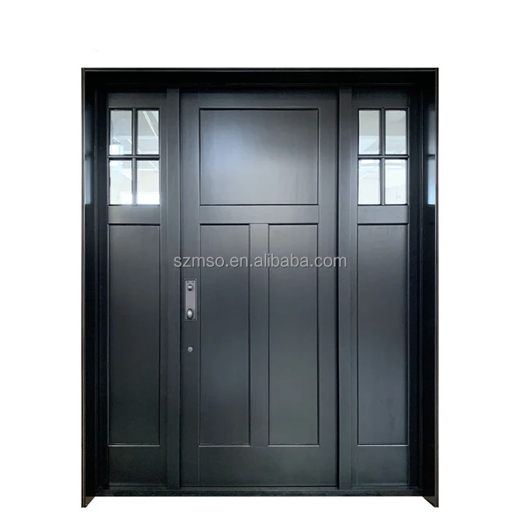 Modern Double Exterior Steel Security Doors for Home Villa