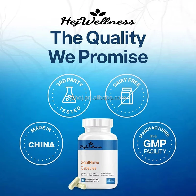 Nervio Ciatico Nerve Health Support Supplement with Alp Vitamin B Nerve ...