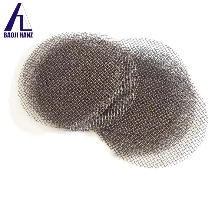 80 100 200 400 50 Micron Thickness Ti Titanium Wire Mesh Screen - Buy ...