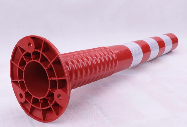 High Visibility PVC Traffic Flexible Delineator Warning Safety Bollard ...