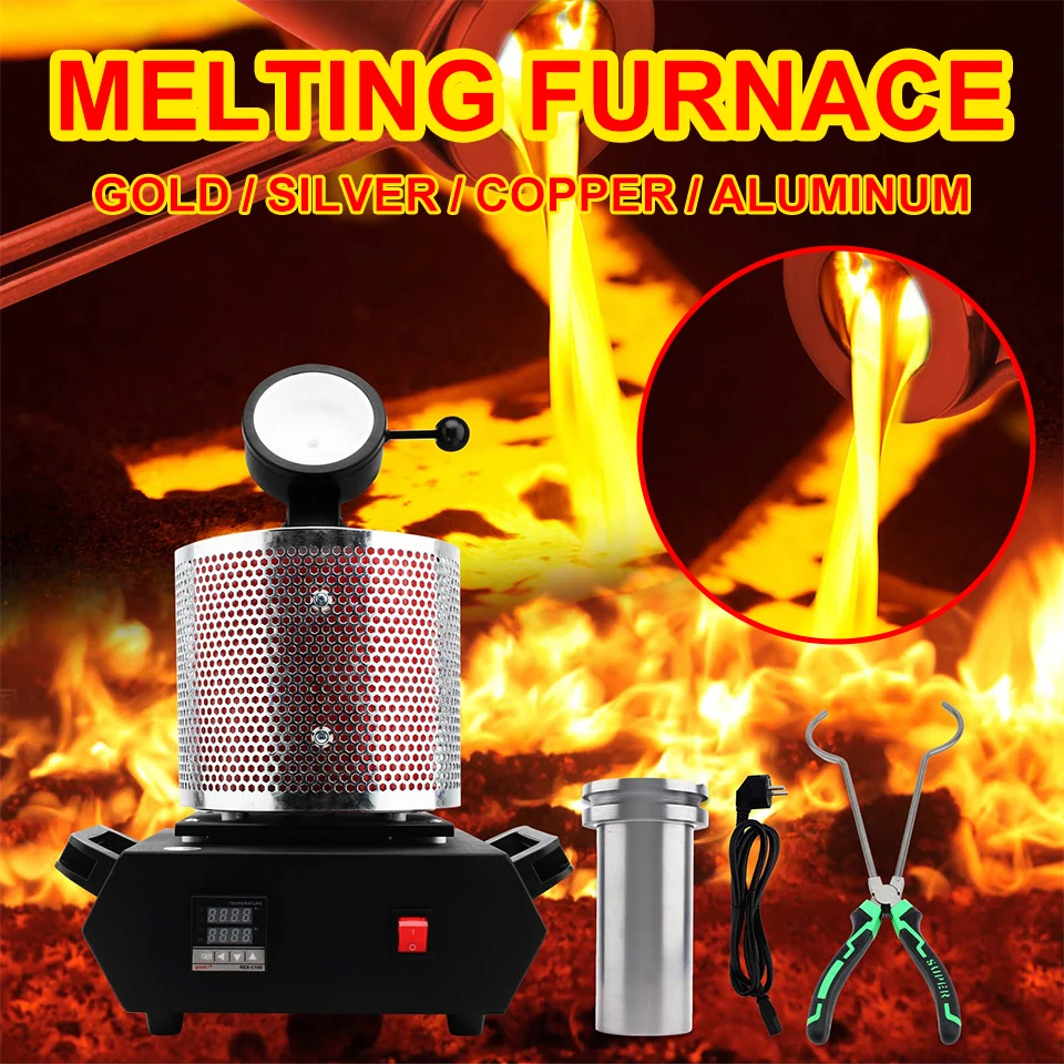 1-3kg Small Smelting Furnace - Efficient Metal Melting