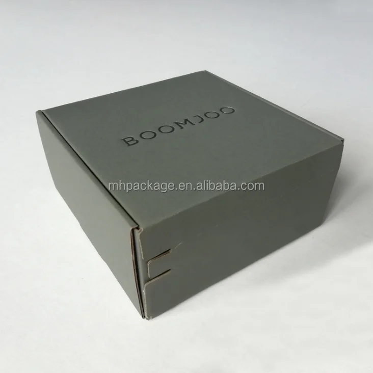 Custom Self Adhesive Zipper Tear Corrugated Paper Boxes