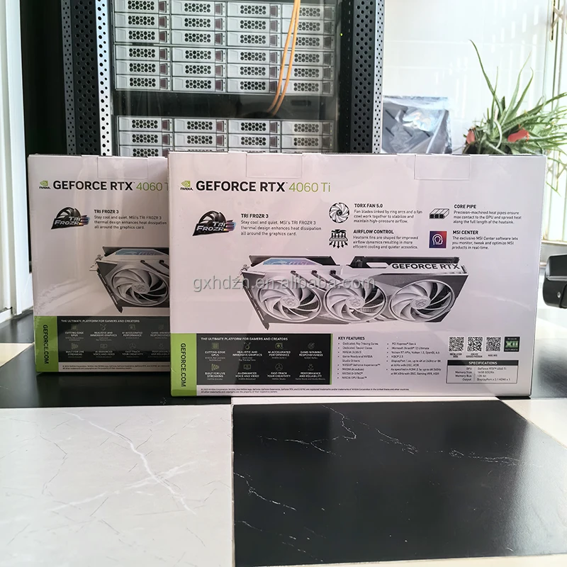 White Graphics Card M-si Geforce Rtx 4060ti 4070ti 4080 Gaming X Slim ...