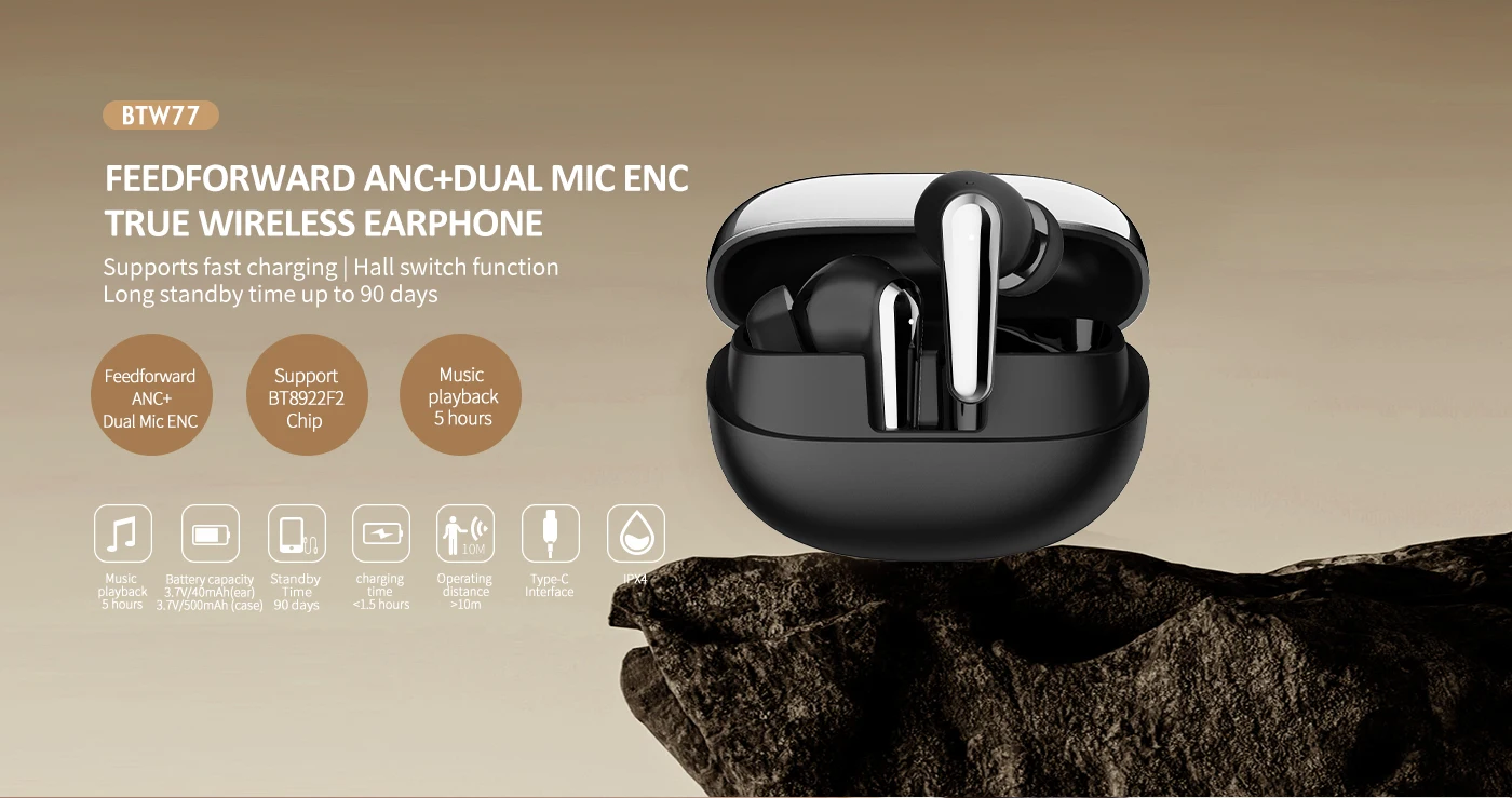 Dual Micro Ai Smart Enc Tws Earphone Low Latency Waterproof Grade Ipx4 ...