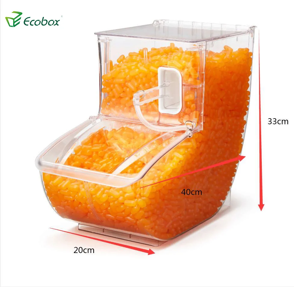 Popular Candy Dispenser Cereal Display Candy Nuts Box Container Scoop ...