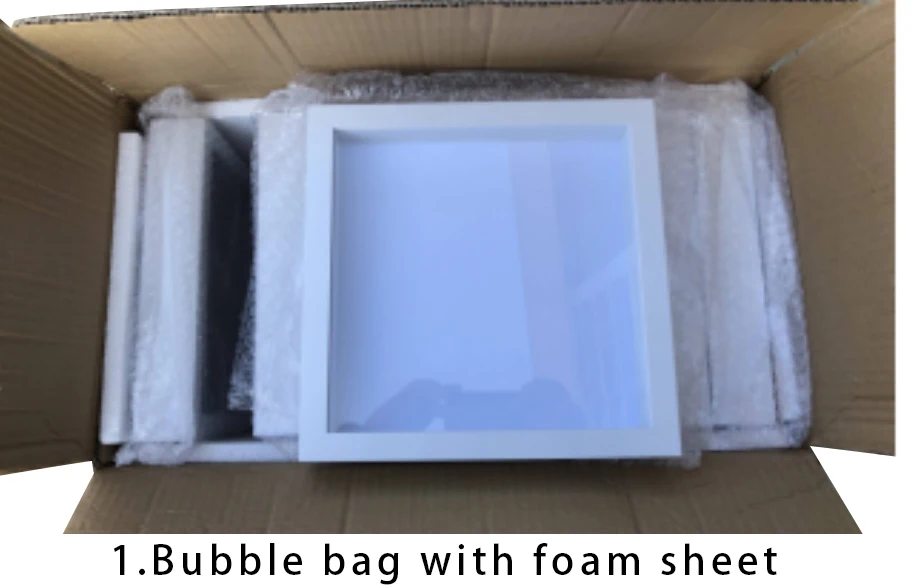 Custom Wood White Shadow Box Picture Frame Wholesale Shadow Box Frames ...