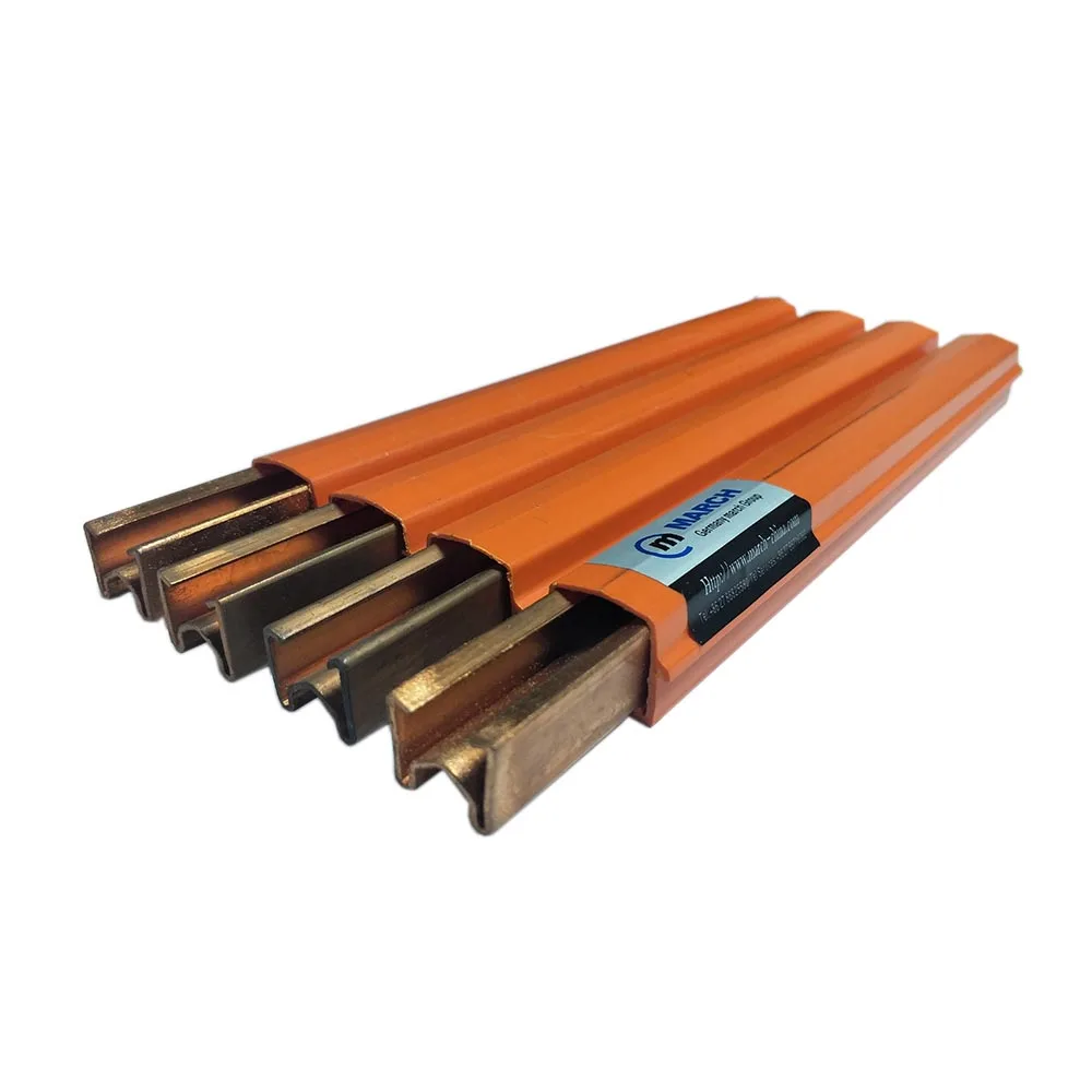 160A 250A Flexible Copper Busbar Insulated Conductor bar System ...