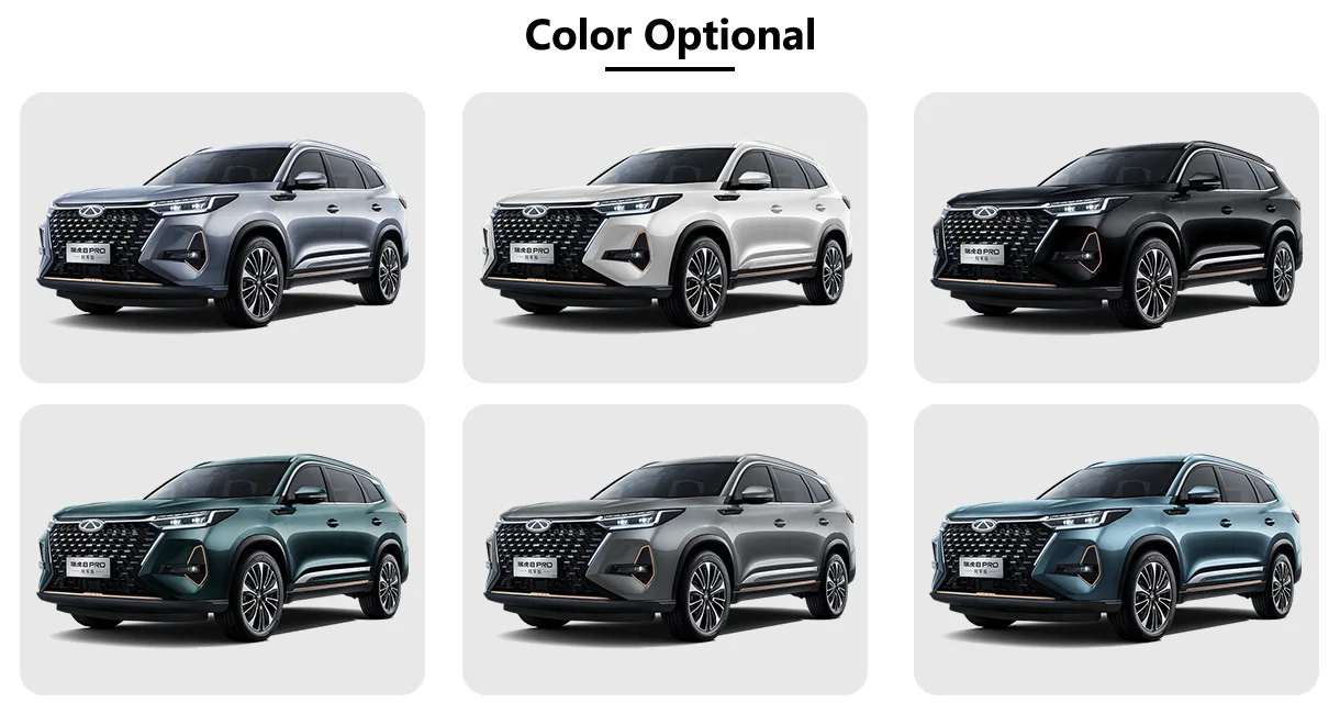 2024 Made Brand New Suv 2.0t Chery Tiggo 8 Pro 7 Seat Version Super Fast Speed Fuel Gasoline ...