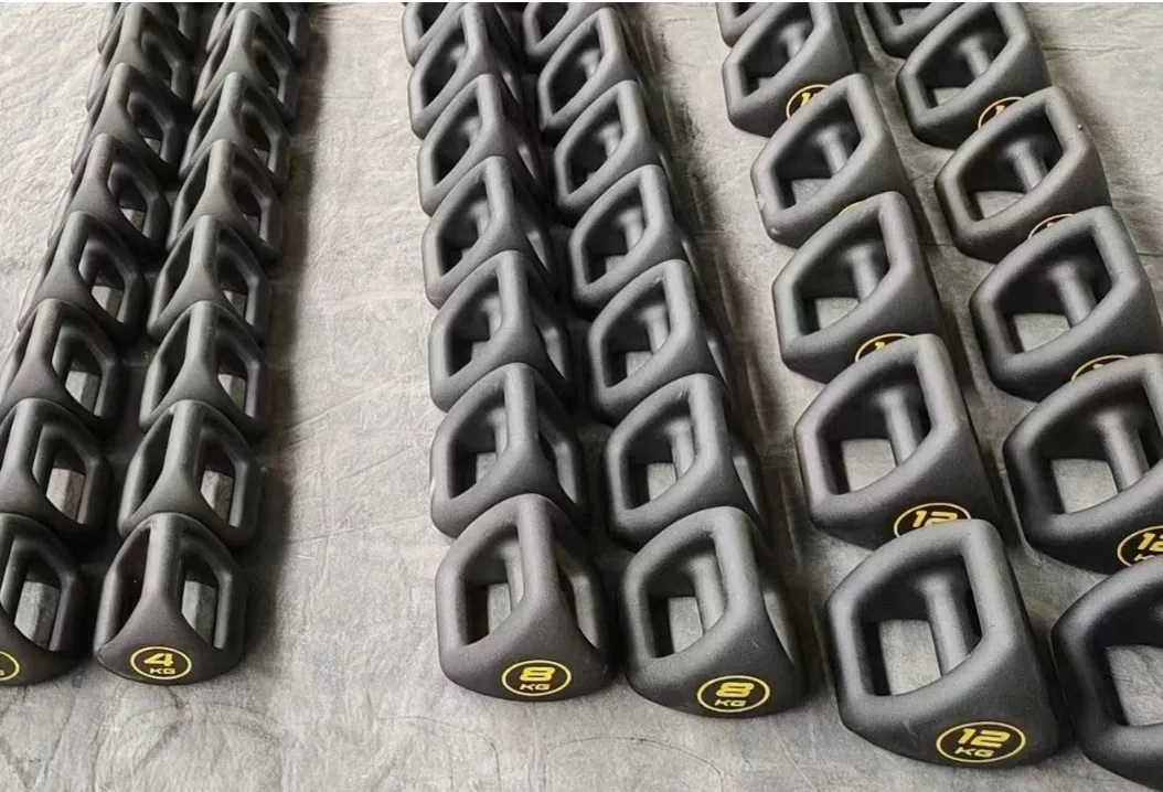 New Home Gym Fitness Equipment American Dip Plastic Kettlebell Triangle ...