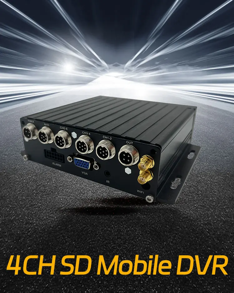 Vehicle Cctv Adas Dms Ai 4ch 1080p Sd Mobile Dvr Mdvr Kit With Gps 4g ...