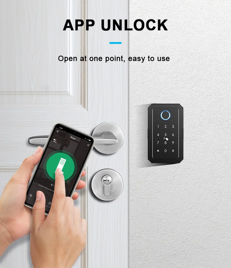 Outdoor Wall Mount Smart Key Safe Box - Secure & Convenient