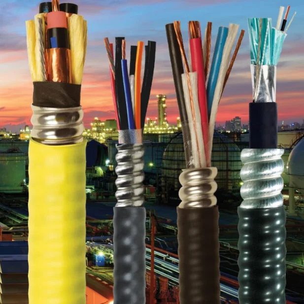 MC-HL Armored MV Power Cable - 3 Conductors, 15kv