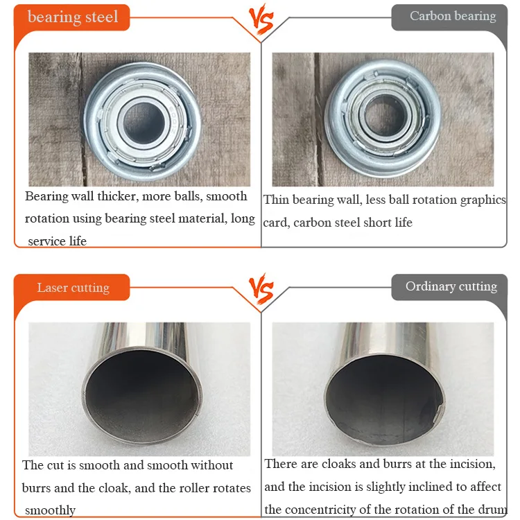 Universal Gravity Conveyor Rollers Spring Loaded For Conveyor Rollers ...