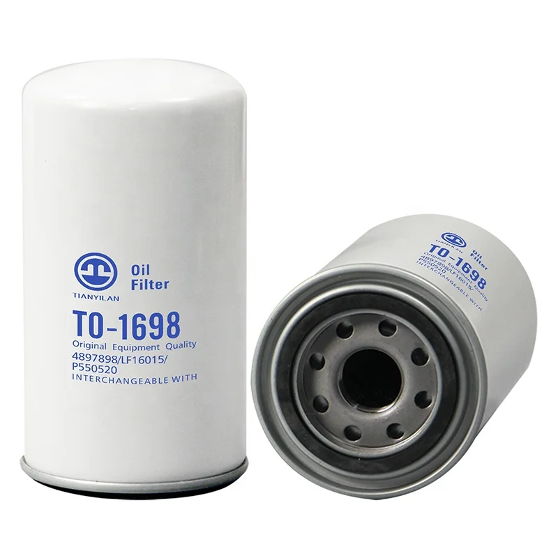 4897898 5399594 1000300679 Oil Filter TO-1698 for Excavator High ...