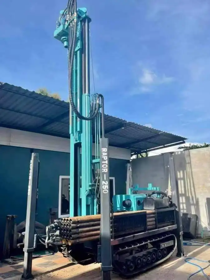 MININGWELL Raptor MW250 Diesel Rotary Water Well Drill Rig, 200m Depth, OEM