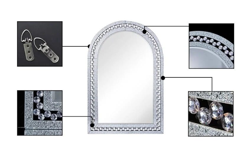 Arched Wall Mirror for Bathroom - Elegant & Versatile