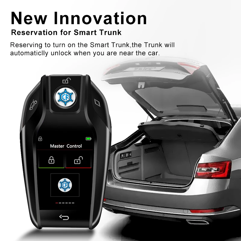 2024 Universal Keyless Entry System - Smart LCD Car Key