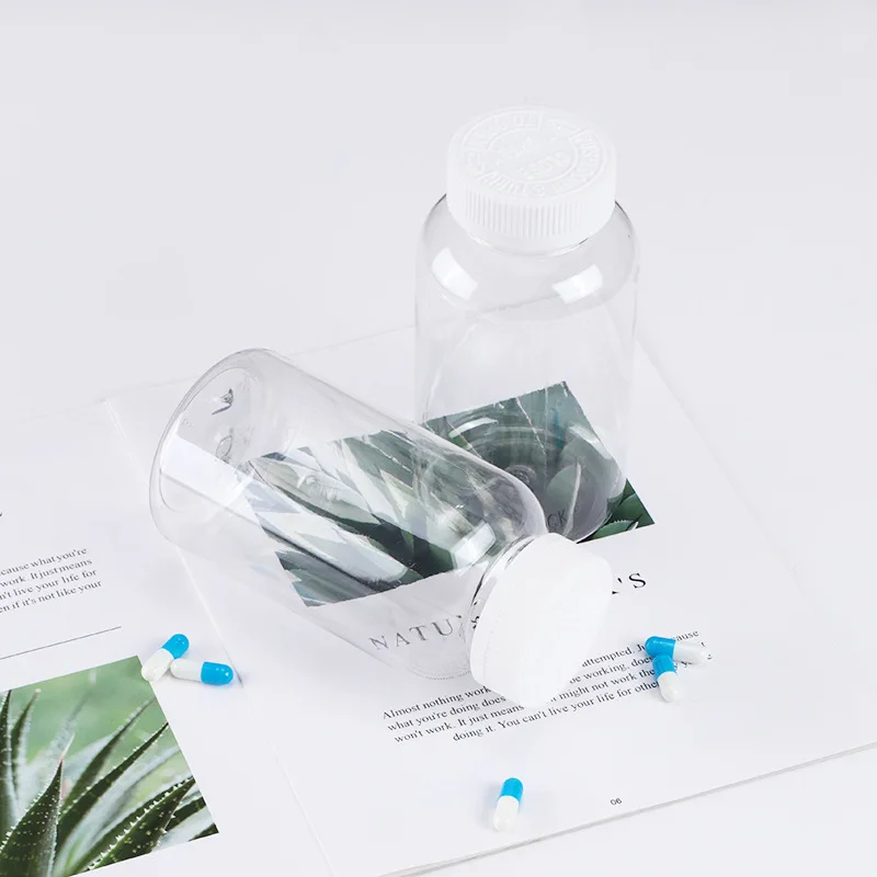 Transparent PET Empty Plastic Bottles Wholesale Cylinder Plastic Gloss ...