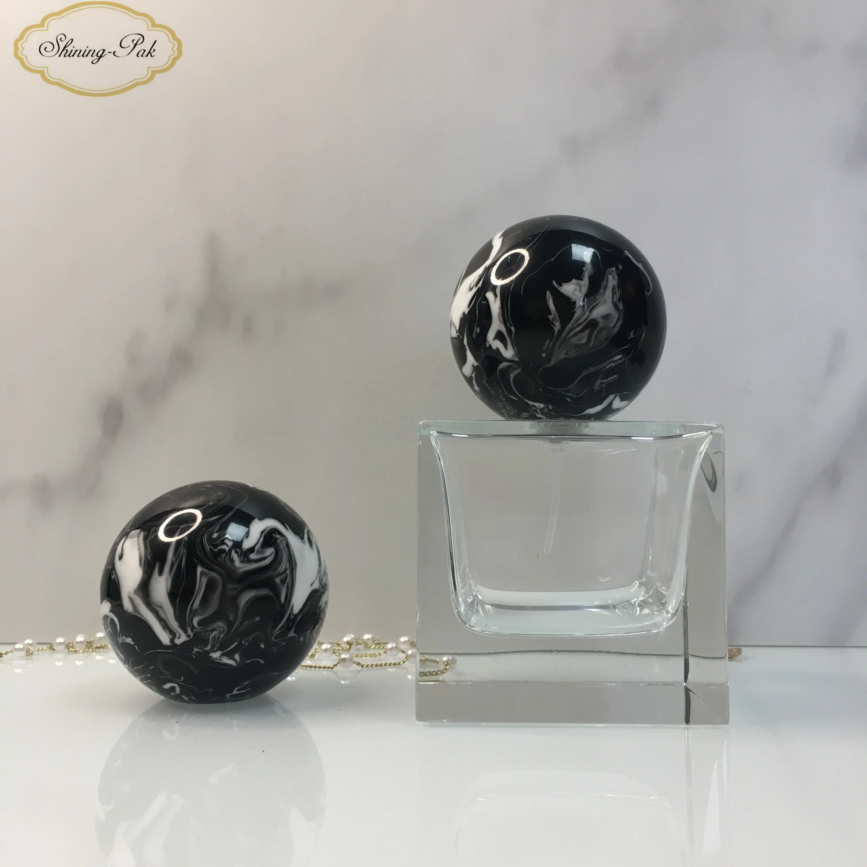 Wholesale Custom Ball Round Resin Sphere Perfume Caps