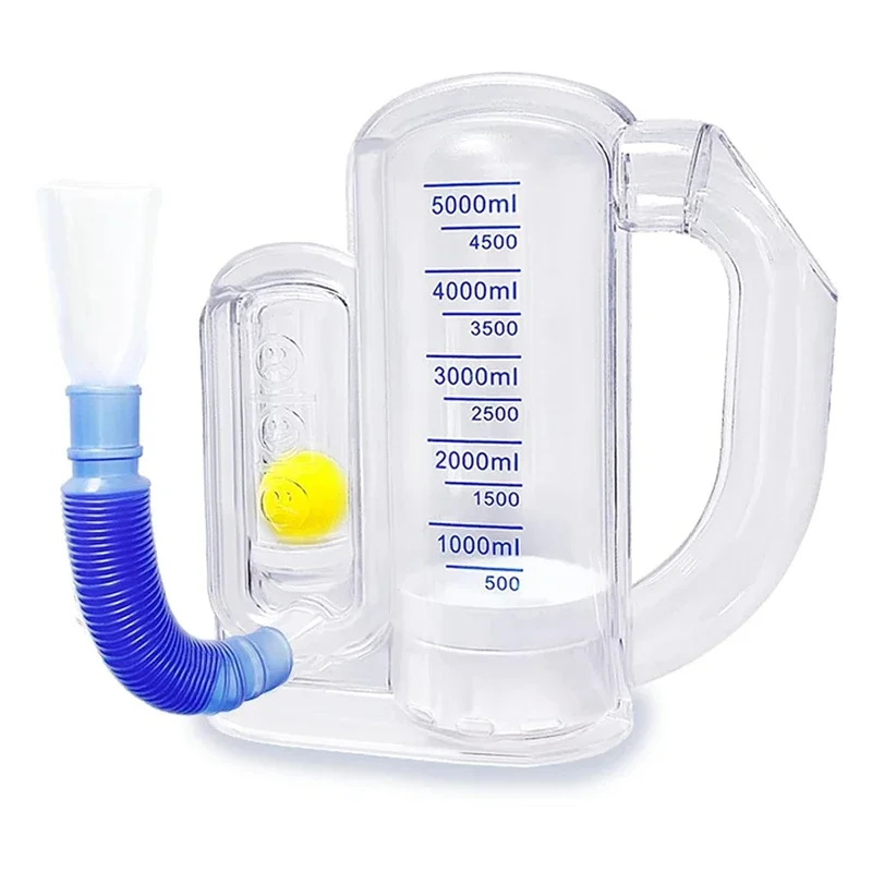 5000ml Portable Spirometer Breathing Trainer for Lung Rehabilitation ...