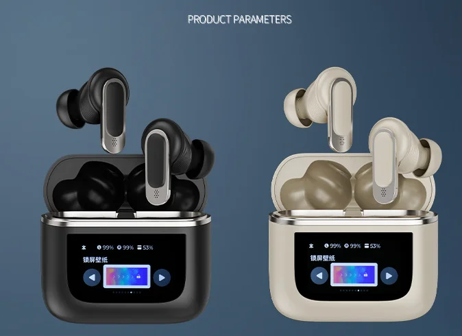 Custom Anc Noise Reduction Tws Wireless Bt Headphone Wireless Headsets ...