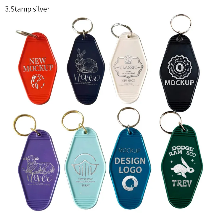 Custim logo Hotel Key Chain Blank Key Rings Vintage Retro Room Home ...