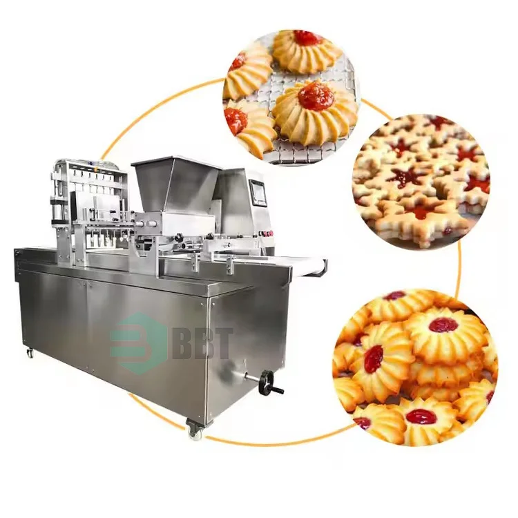 Small Commercial Automatic Multi Danish Macaron Mini Biscuit Cookie ...