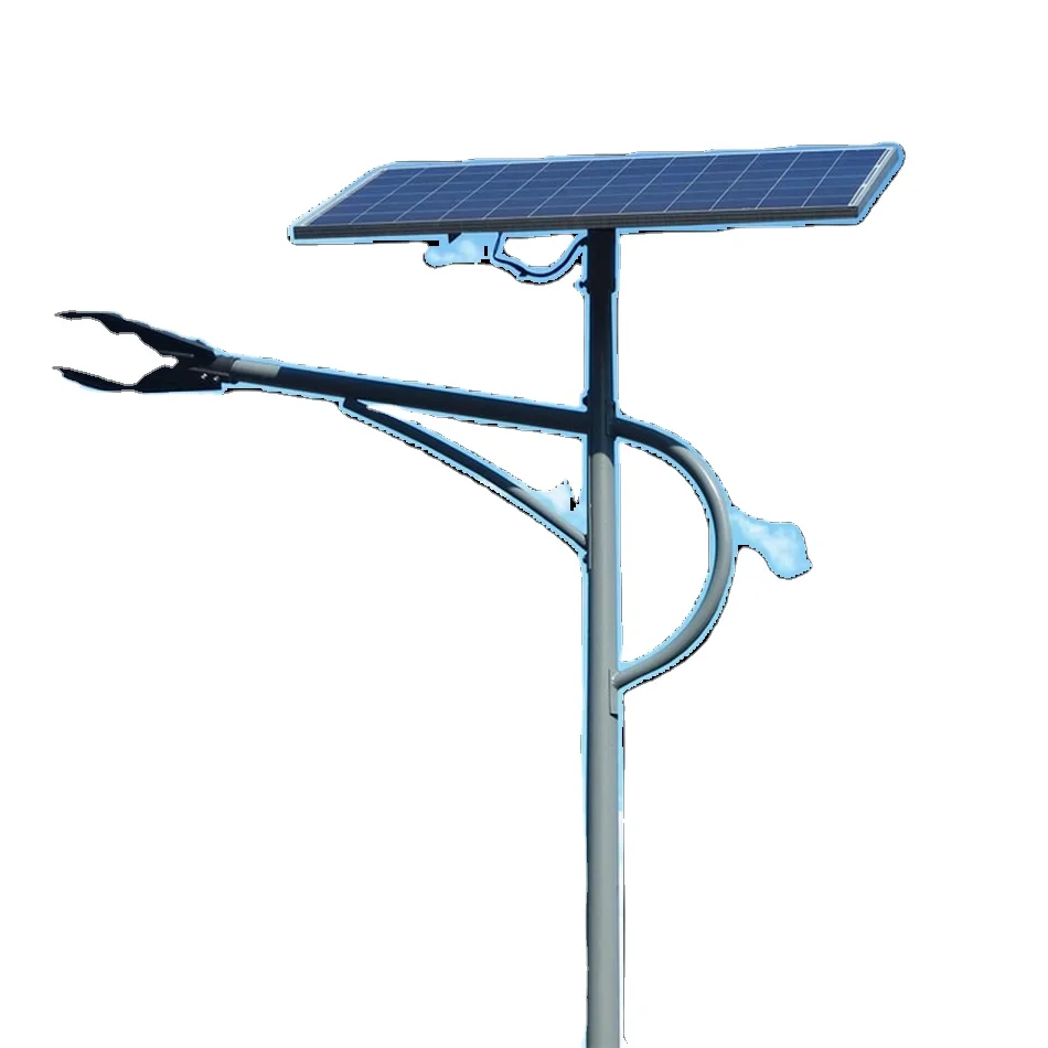 Customized Regular Size 4m 5m 6m 7m Led Solar Street Lighting Pole For ...