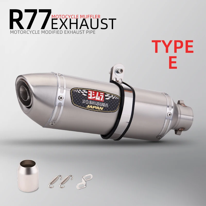 Universal Motorcycle Exhaust - Yoshimura R77 Modified Pipe