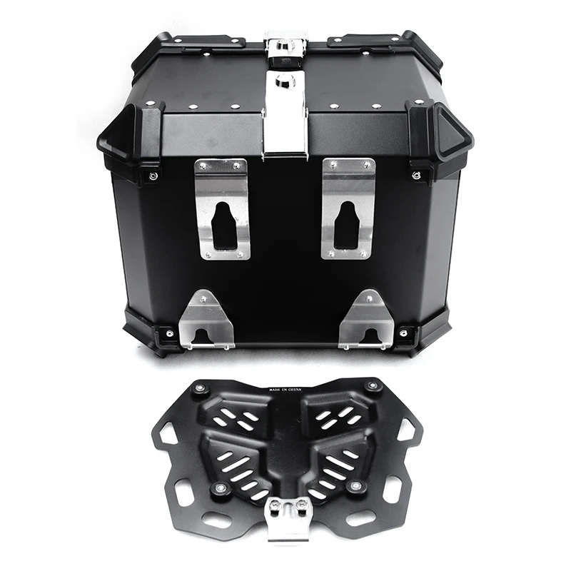 65l Motorcycle Tail Boxes Aluminum Alloy Waterproof Top Case Motorcycle ...
