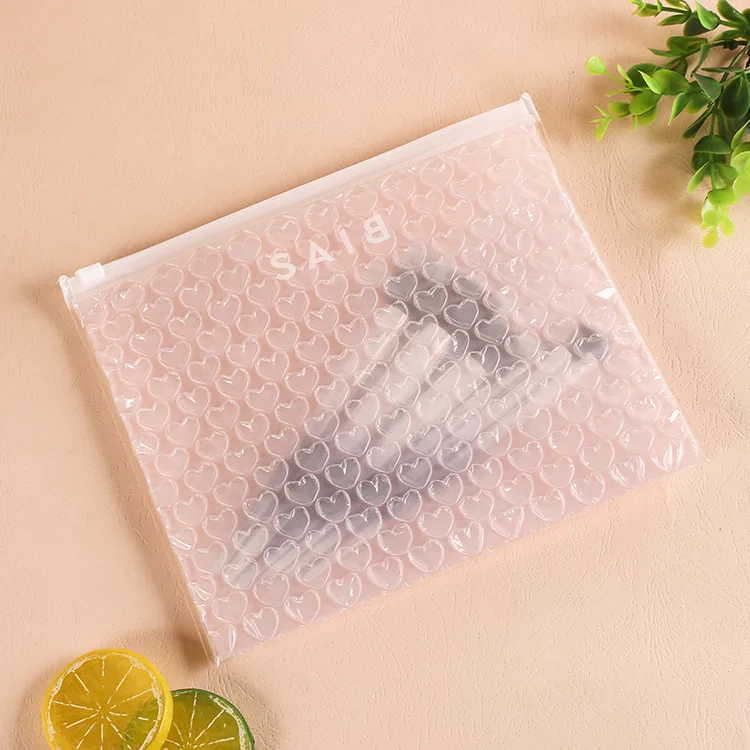 XCGS Reclosable 200x150MM PVC Plastic Ziplock Bubble Padded Zipper Lock ...