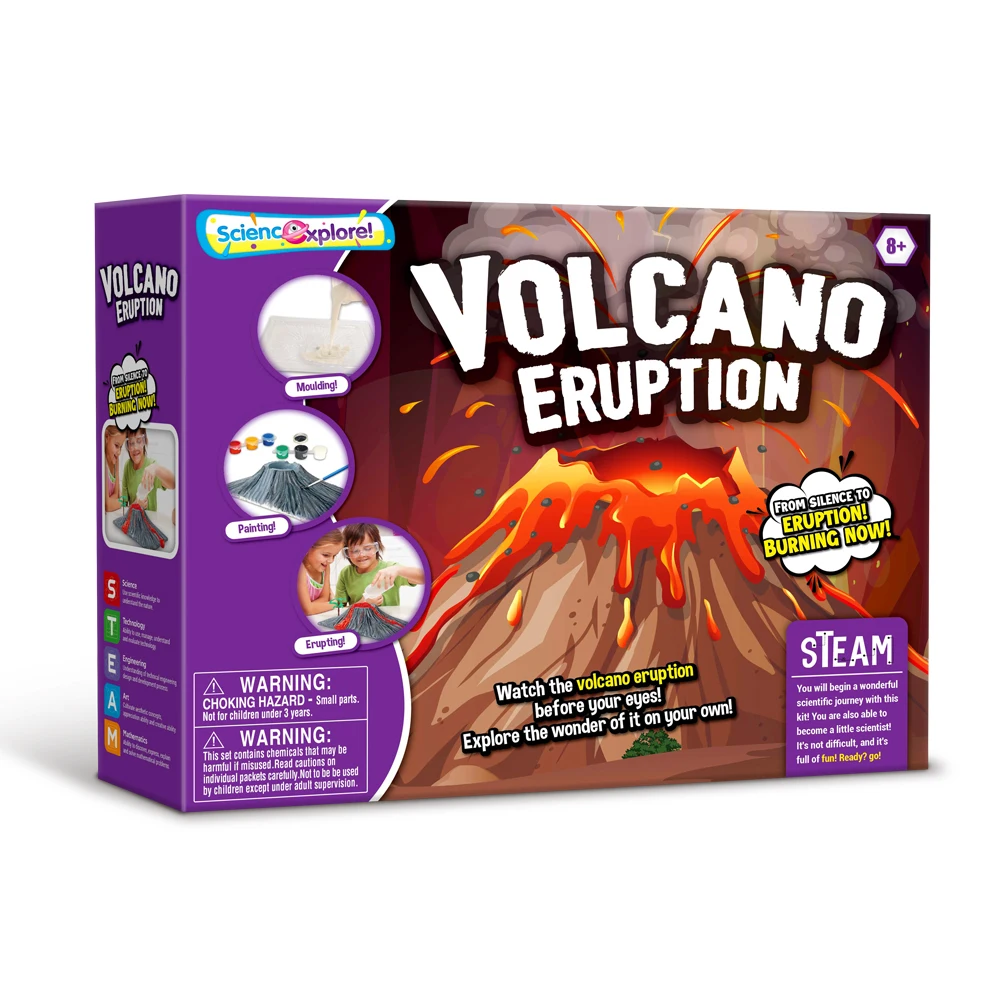 DIY Volcano Eruption Science Kits for Kids - Explore & Learn