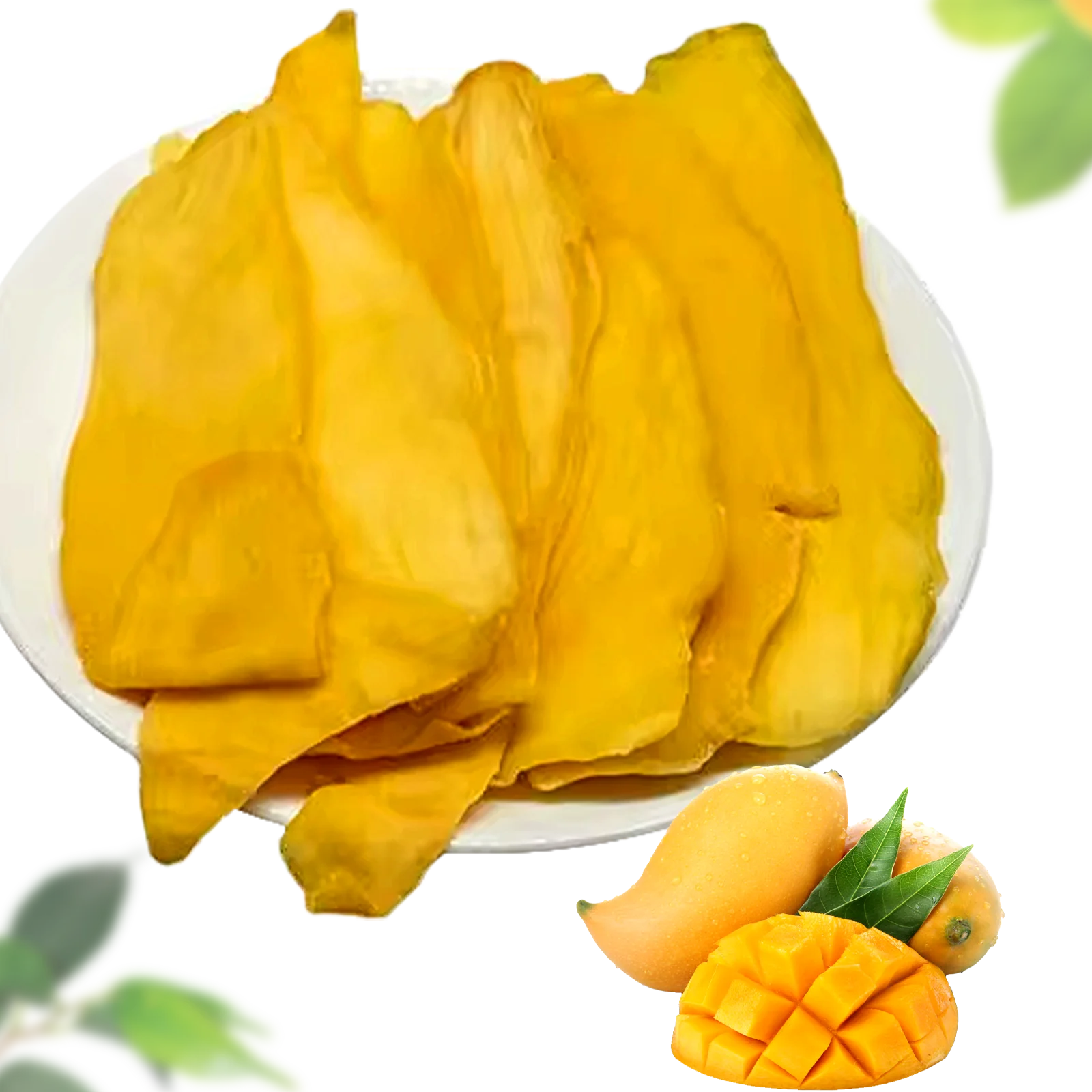 1kg Thick Cut Mango Low Sugar Dried Mango Perserved Fruit Healthy Snack ...