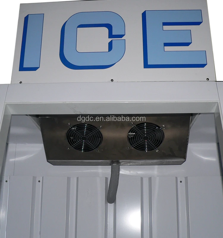Refrigerated Outdoor Ice Box - Efficient Bagged Ice Storage