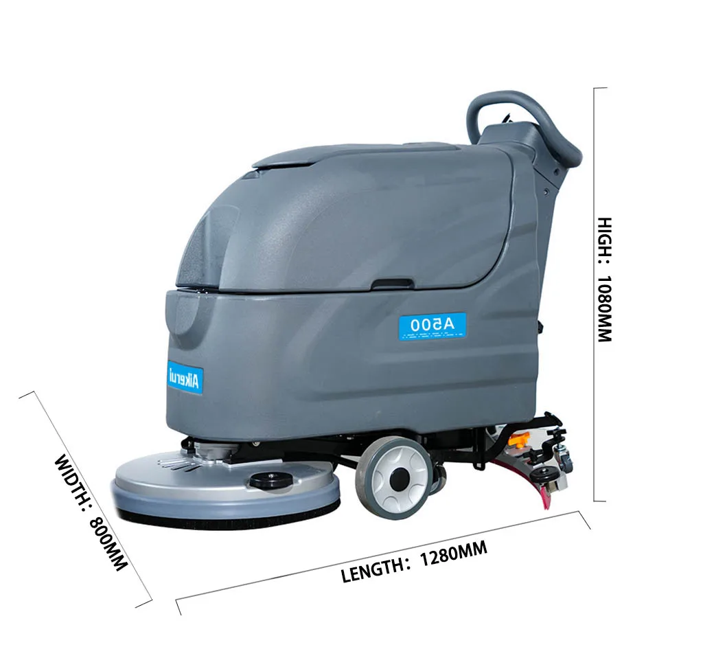 A500 Automatic Hand Push Cleaning Machine Industrial Floor Scrubber ...