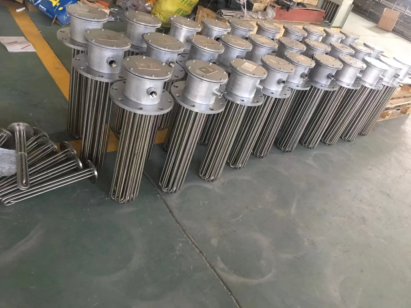 ATEX Certified Industrial Ex Immersion Heater with Thermostat
