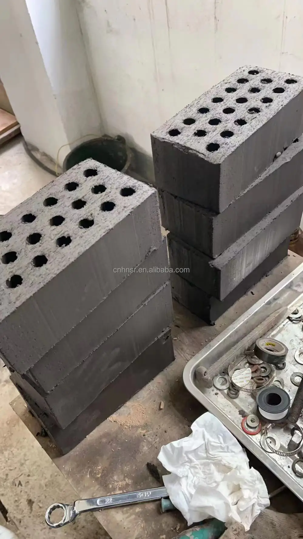 Hollow Core Slab Concrete Extruder Machine Diesel Engine Block And ...