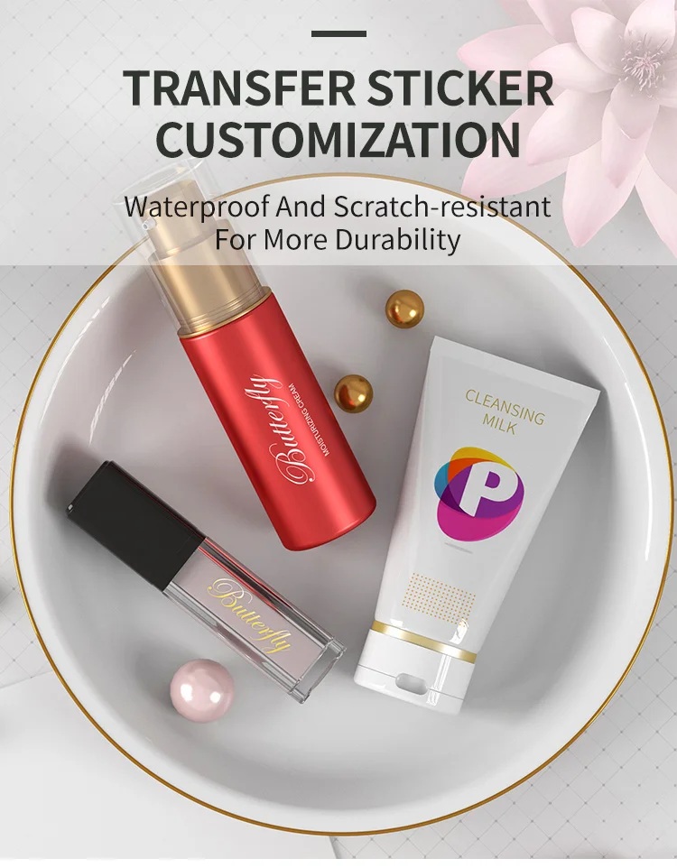 Custom Self Adhesive Metallic Letters Labels - Gold Nickel